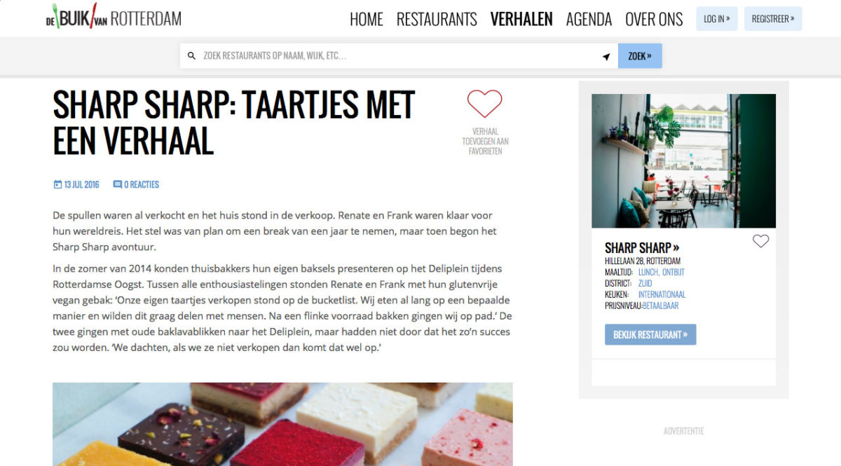 Op de Buik van Rotterdam – Sharp Sharp